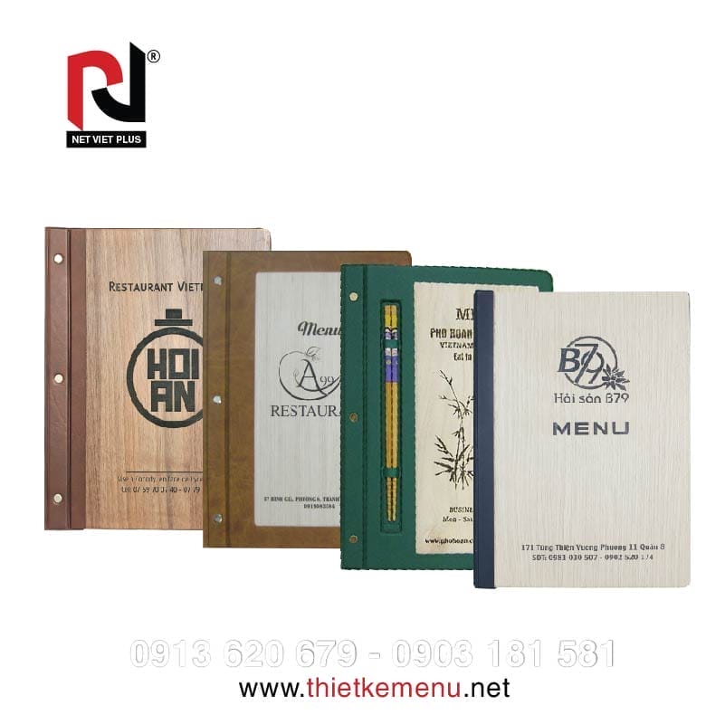 TOP 5 MẪU MENU GỖ ĐỘC ĐÁO VÀ SANG TRỌNG NHẤT TẠI THIETKEMENU.NET