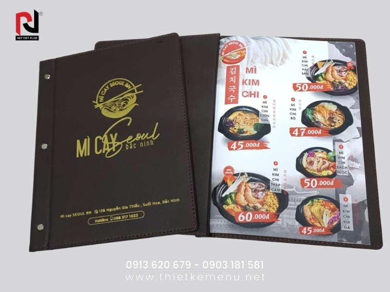 CÁC MẪU MENU SIMILI ĐẸP DÀNH CHO NHÀ HÀNG